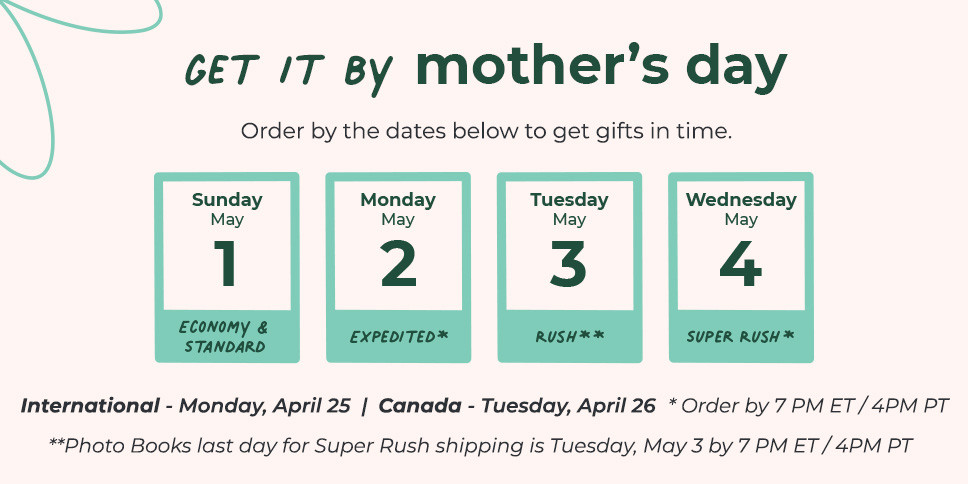 Shipping Guidelines | Shutterfly