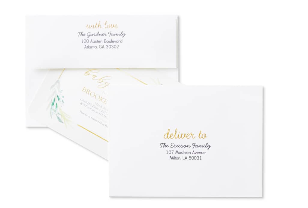 Custom Envelopes | Addressing